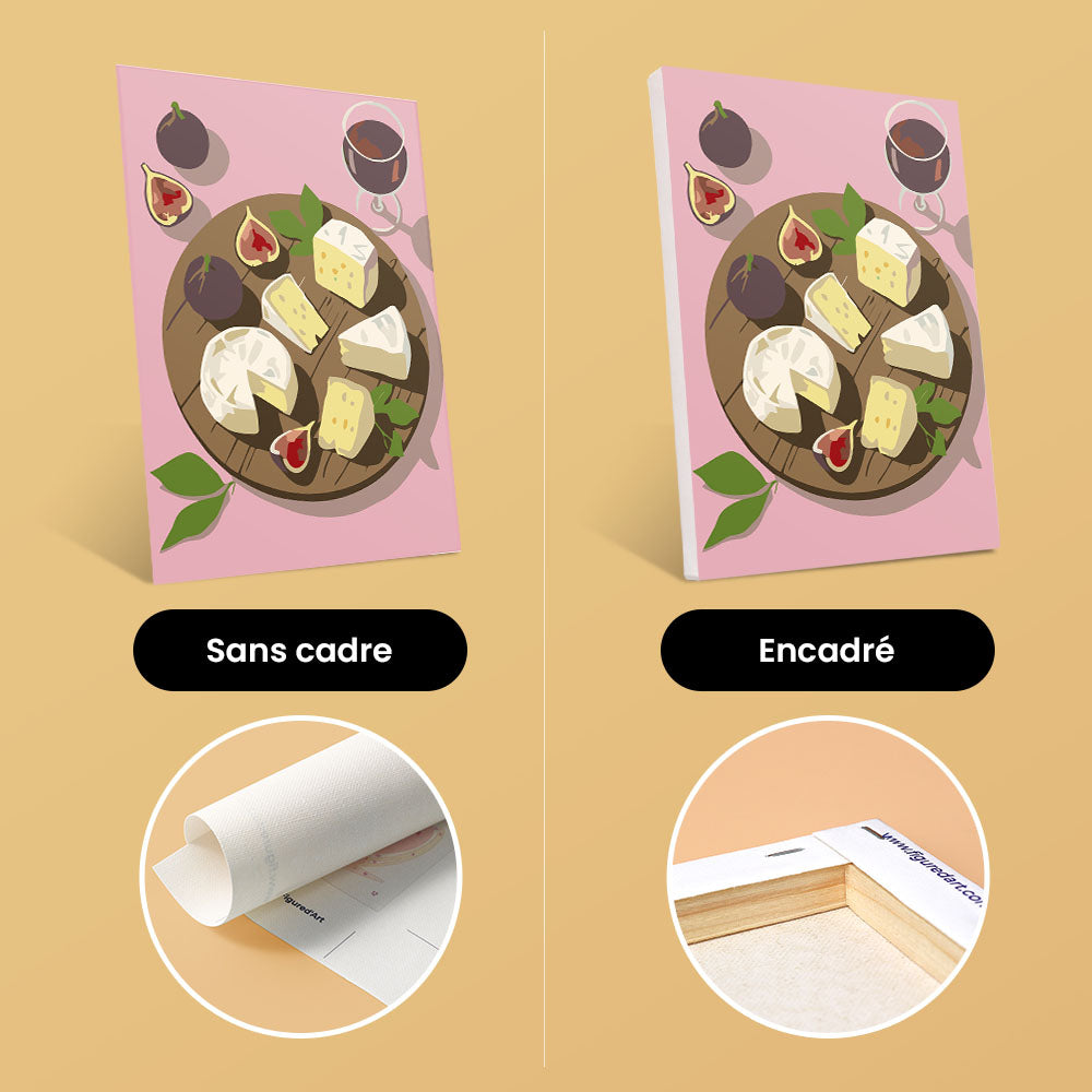 Mini Peinture par numéros 15x20cm (6 pièces) - Gourmandises d'Été ...